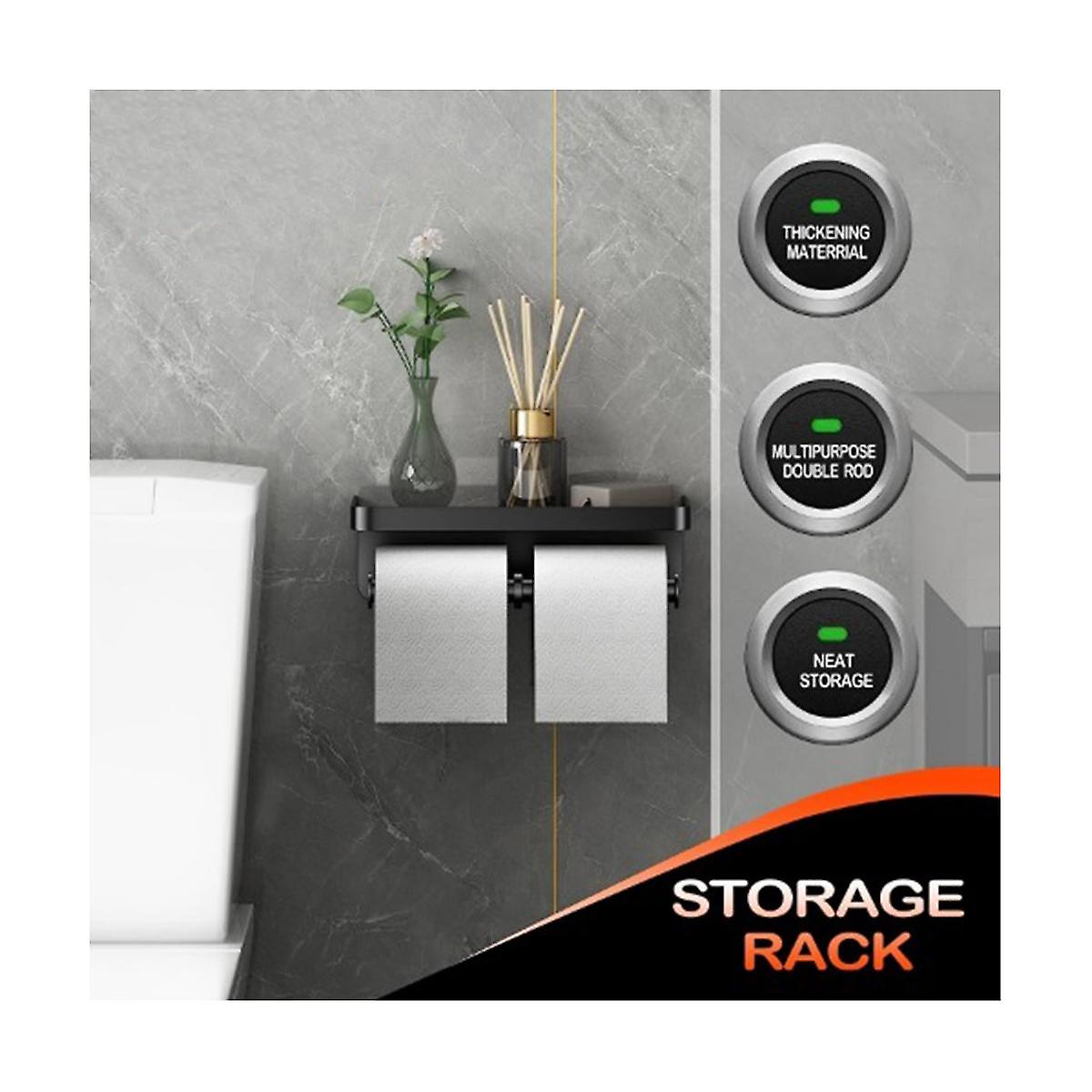 Stainless Steel Tissue Holder Bathroom Rack Mobile Phone Rack Hotel ...