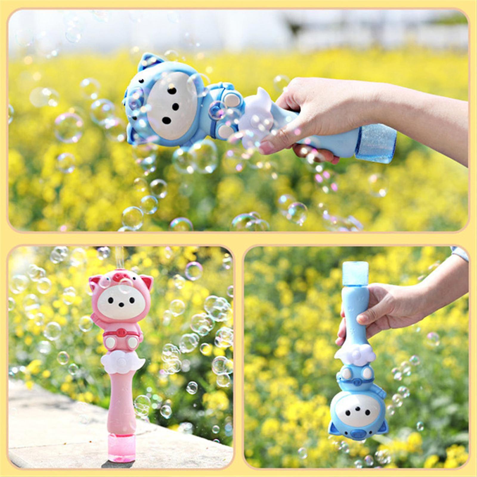 Bubble Wand Machine For Kids, Automatic Electric Cartoon Musical ...