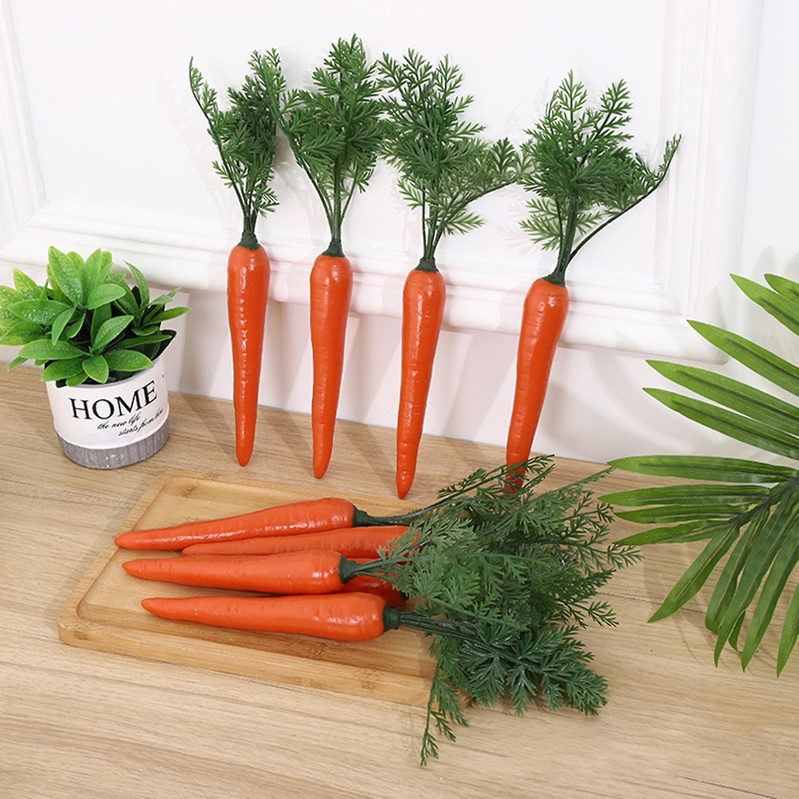Carrot Model Highly Simulated Green Leaves Design Multipurpose Easter ...