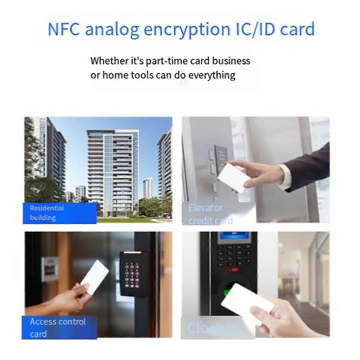 Bluetooth NFC Reader IC/ID Card Reader. Leak Proof. Access Control Elevator Card, Bluetooth 3 ...