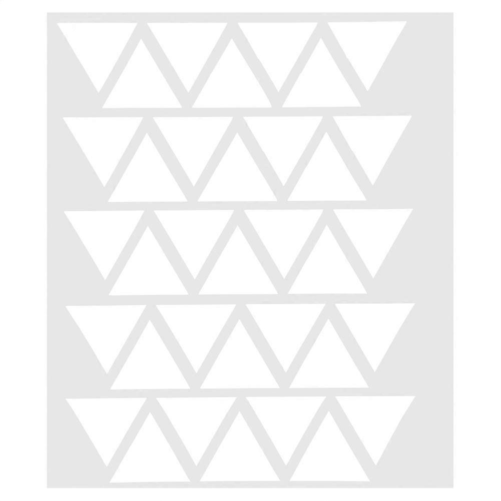 35PCS Triangle Shape Removable DIY Wall Sticker PVC Vinyl Art Decal ...