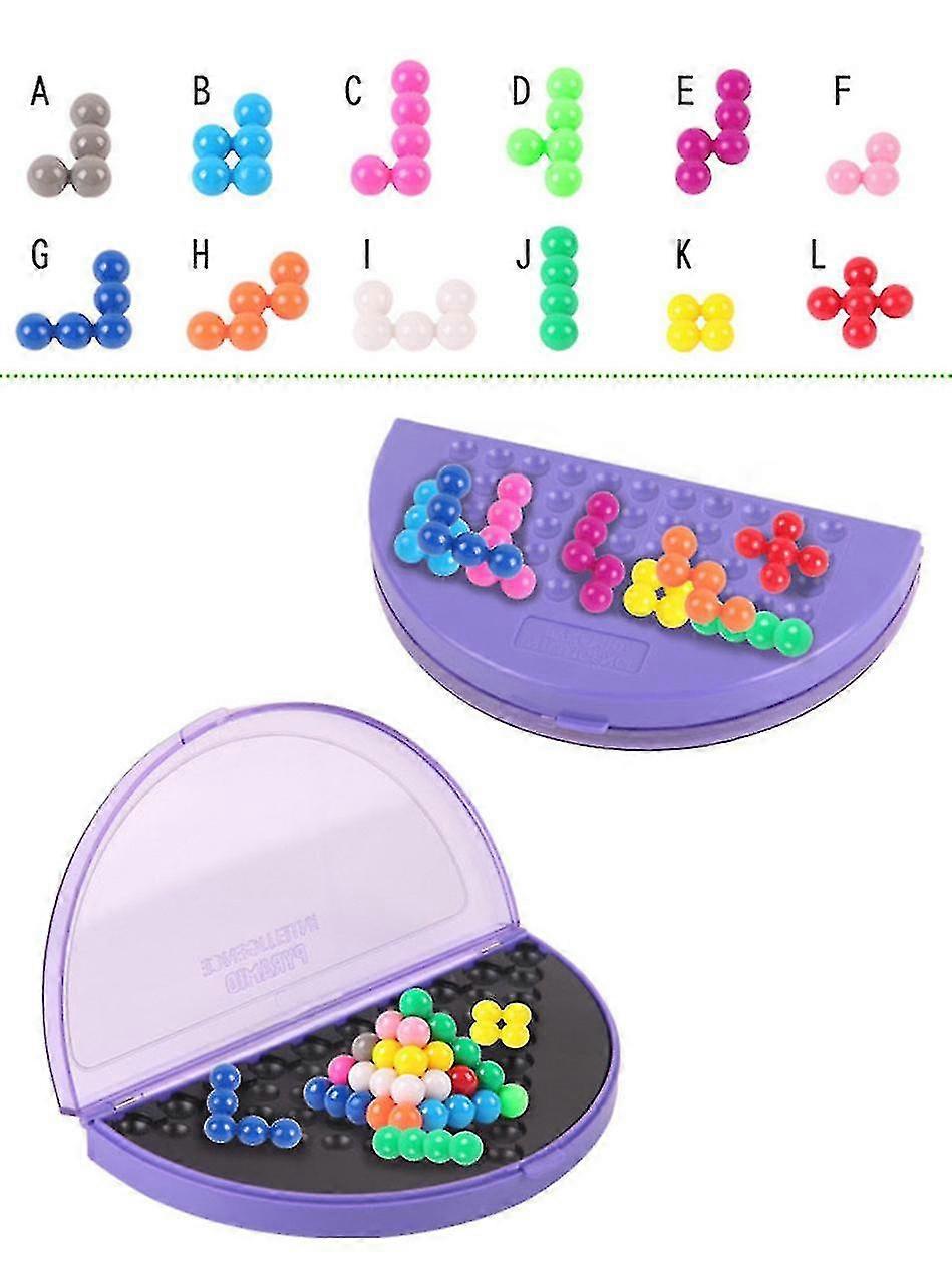 Logical Game Pyramid Plate 178 Challenges Iq Toys | Fruugo UK