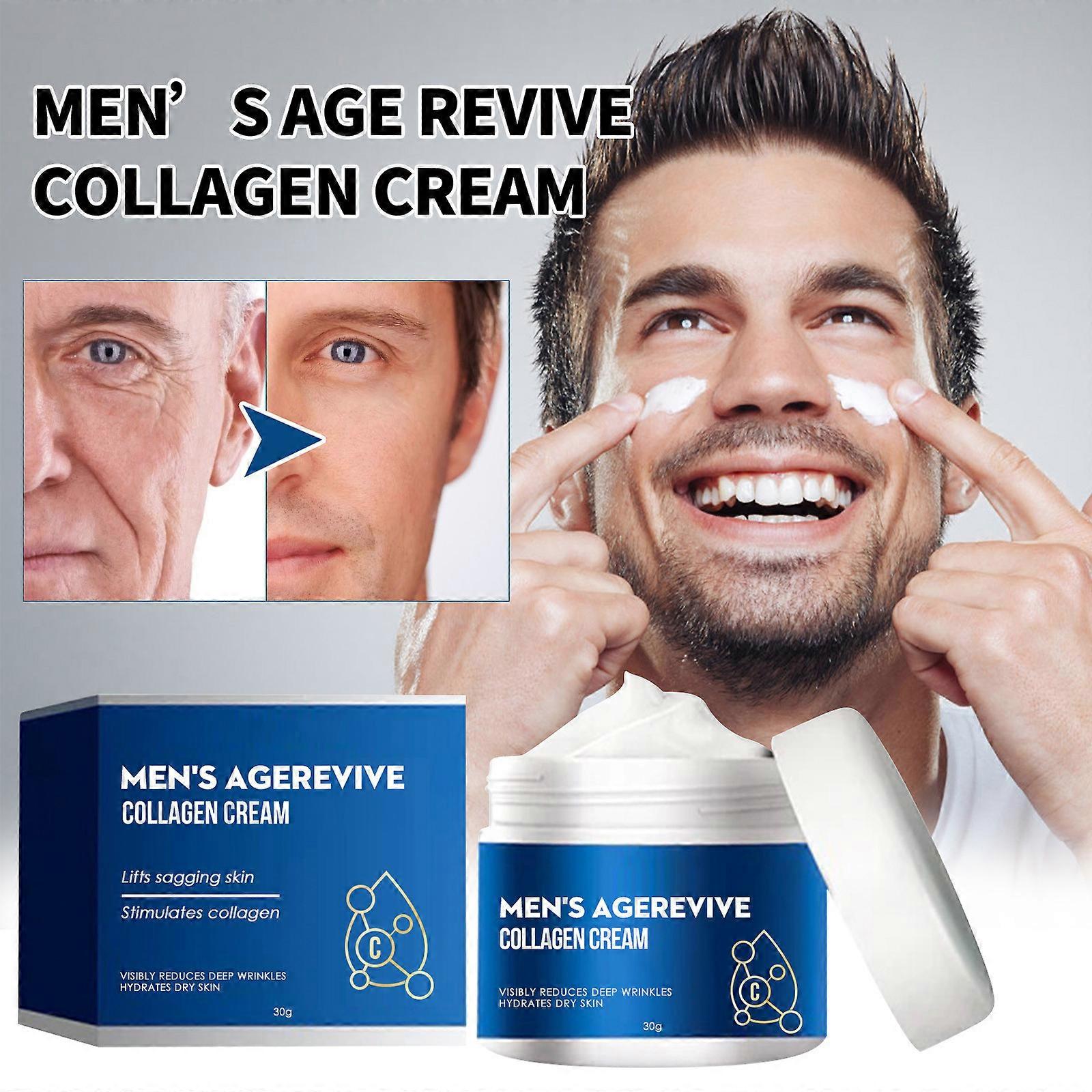 Mens Age Cream,Wrinkle Cream Tightens, Reduces Fine Lines And Wrinkles ...