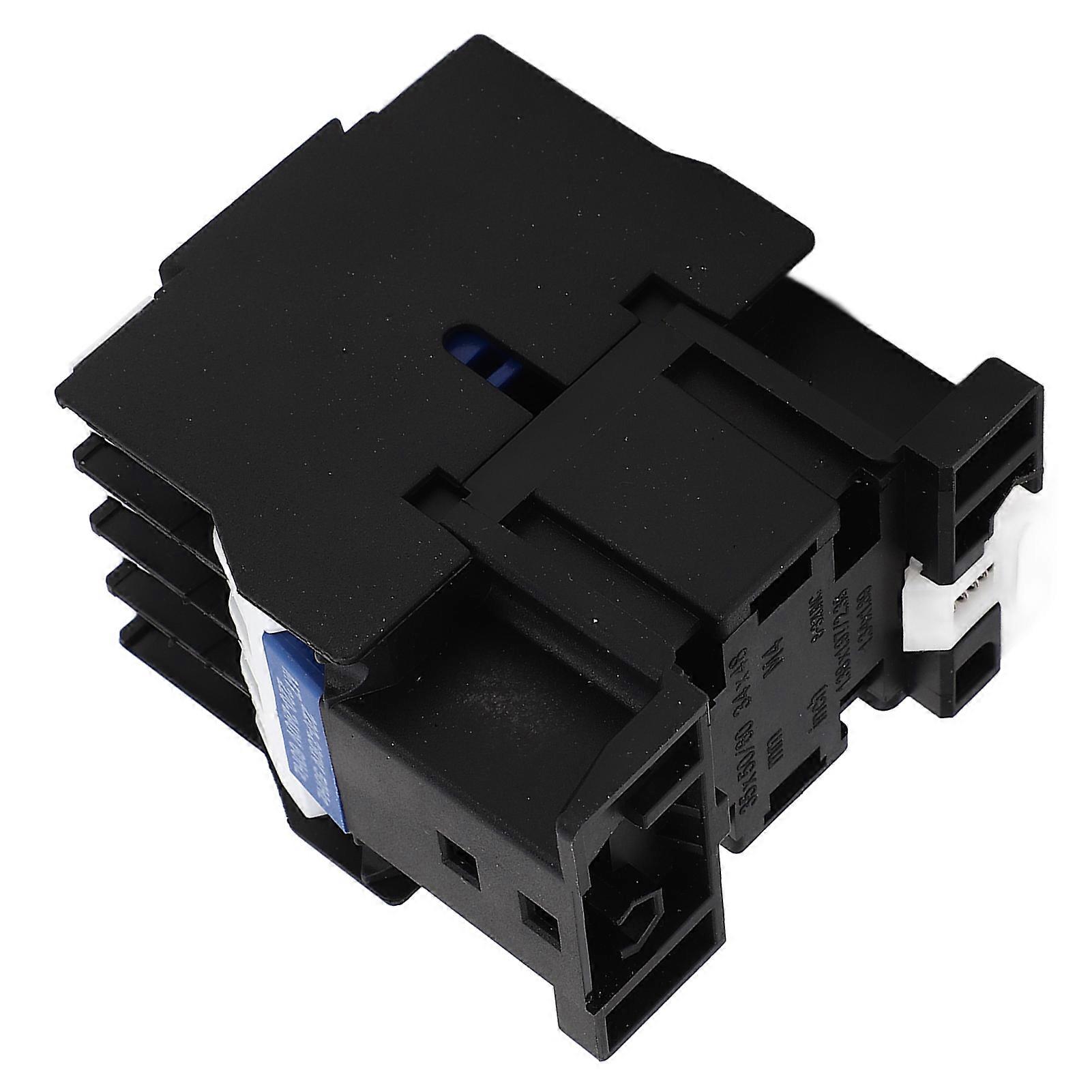 AC Contactor 3 Pole Normally Open Silver Contact Low Voltage Contactor ...