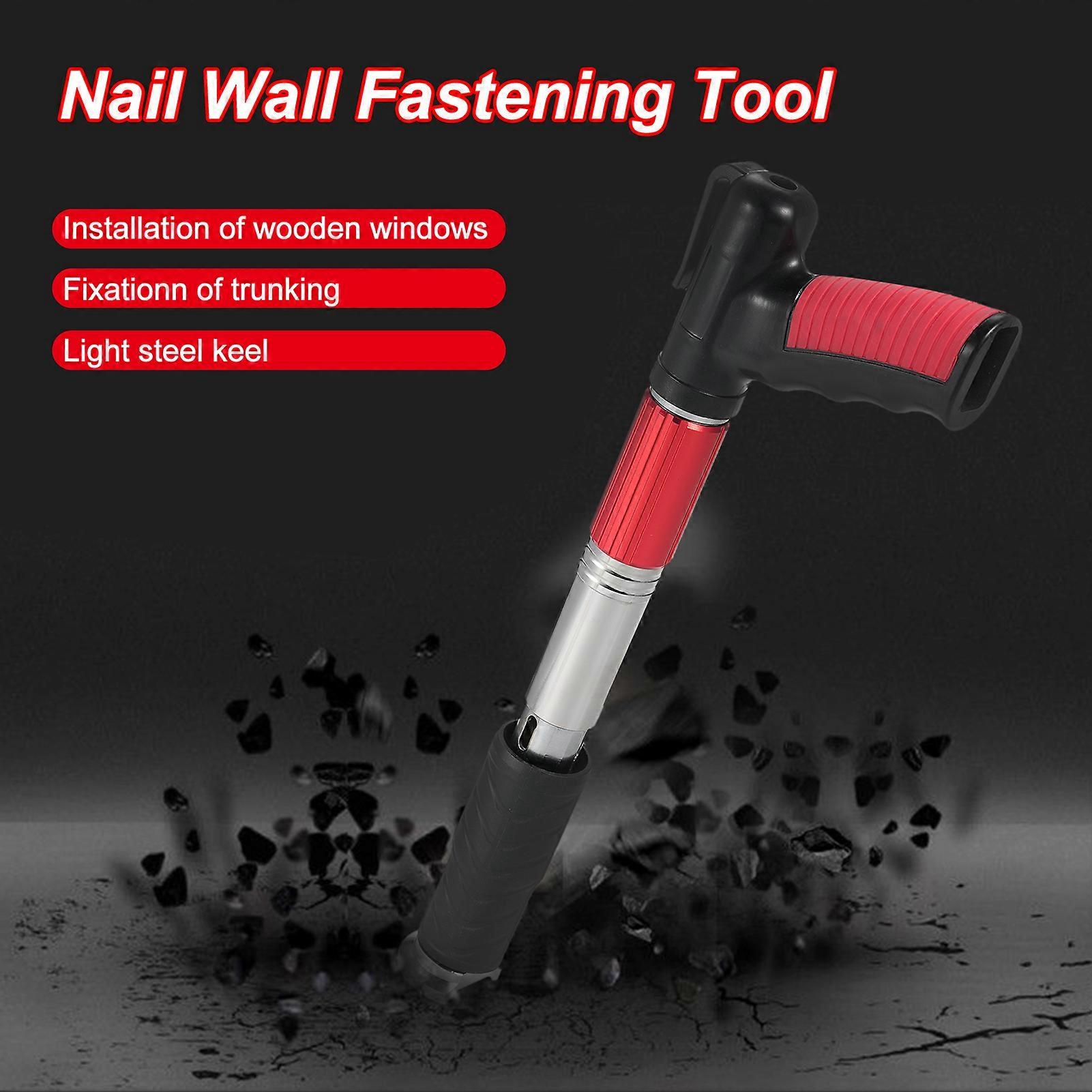Manual Mini Steel Nail Gun 5 Gears Power Adjustable Wall Nail Guns for ...