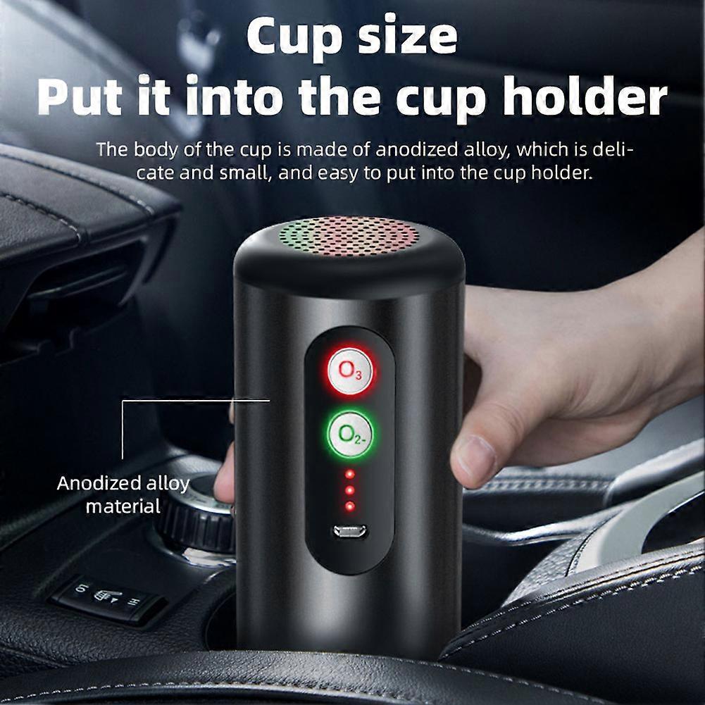 Portable Car Air Purifier USB Rechargeable Ionizer | Fruugo UK