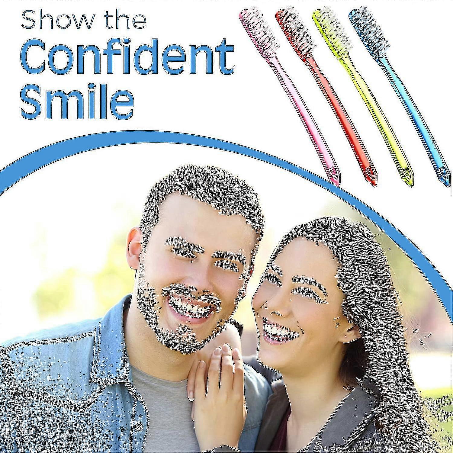 8 Pieces Extra Hard And Firm Toothbrush Huge Head Toothbrush Full Head ...