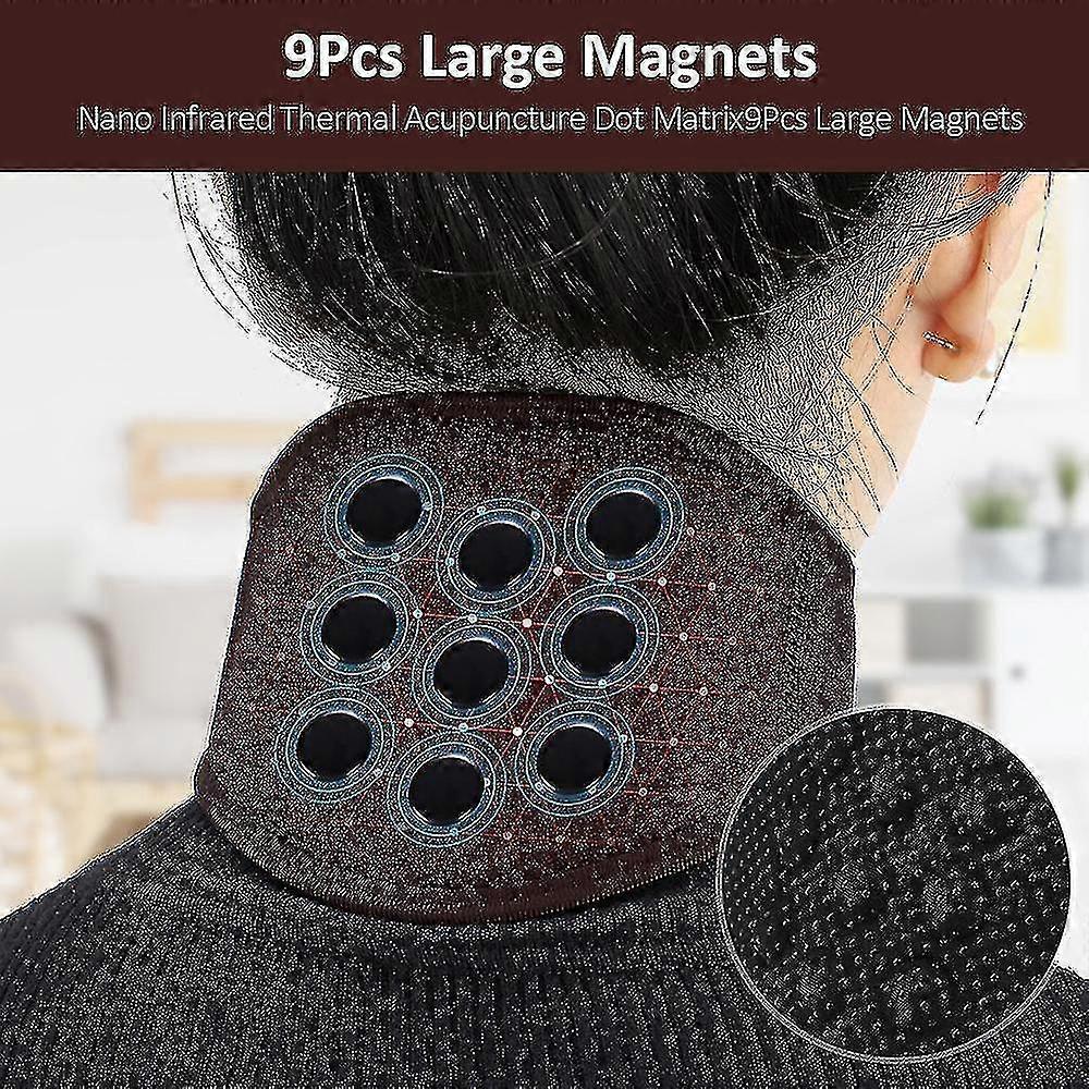 Self-heating Cervical Brace Soft Magnetic Neck Support Heated Cervical ...