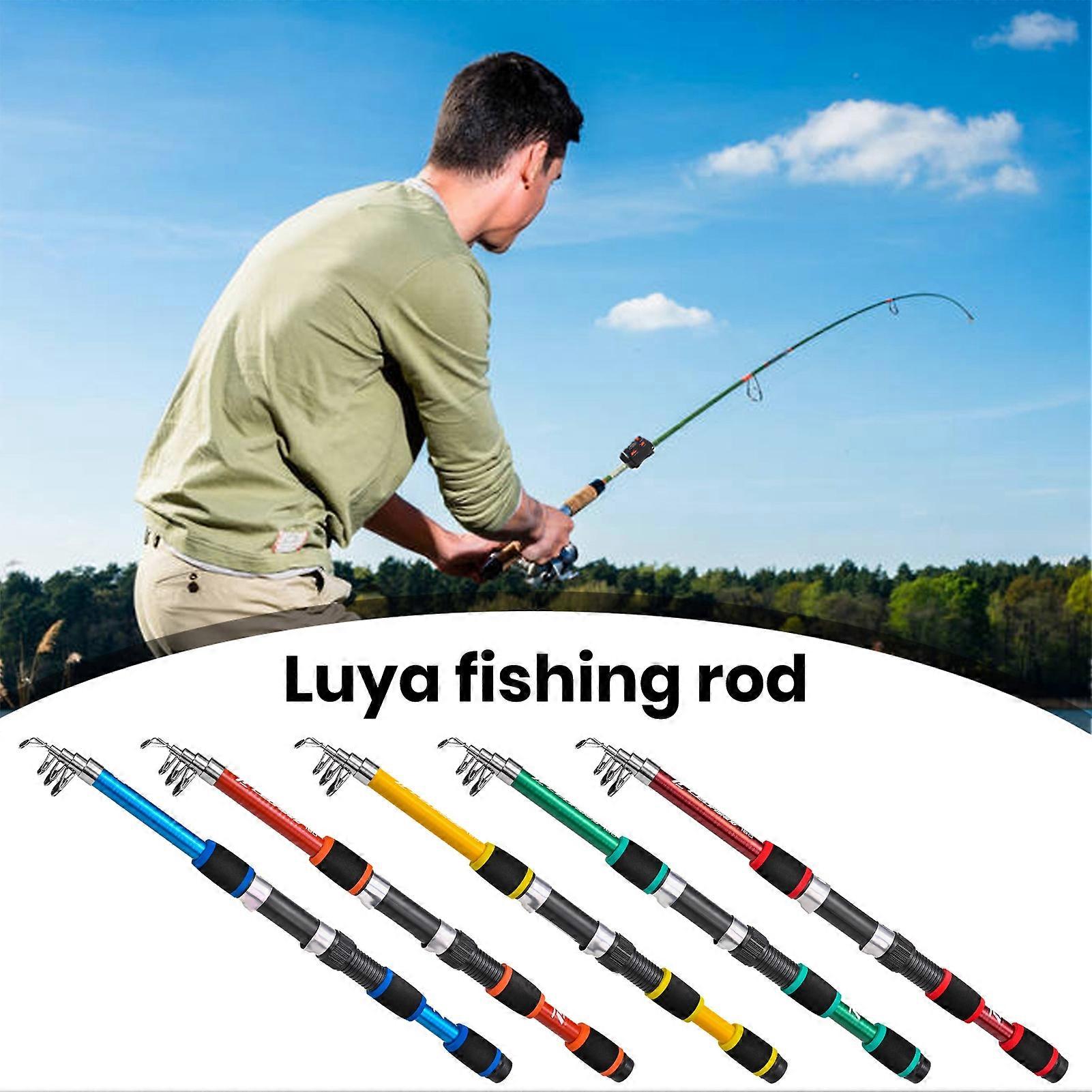 Telescopic Fishing Rod with Ergonomic Handle Portable Carp Spinning Rod ...