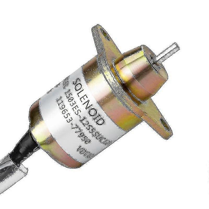 Fuel Shutoff Solenoid For 12v Yanmar Engine Takeuchi 1503es-12s5suc5s ...