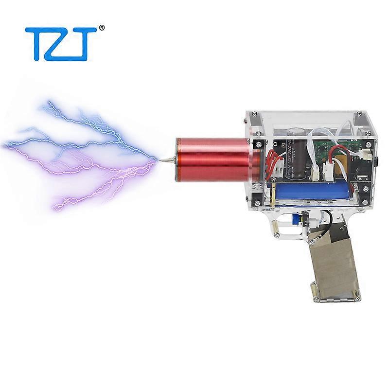 TZT Handheld Tesla Coil Gun Featuring Continuous Firing Adjustable Arc ...