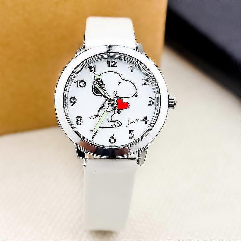 Snoopy Children's Cartoon Quartz Watch Fashion Animation Boy Girls ...