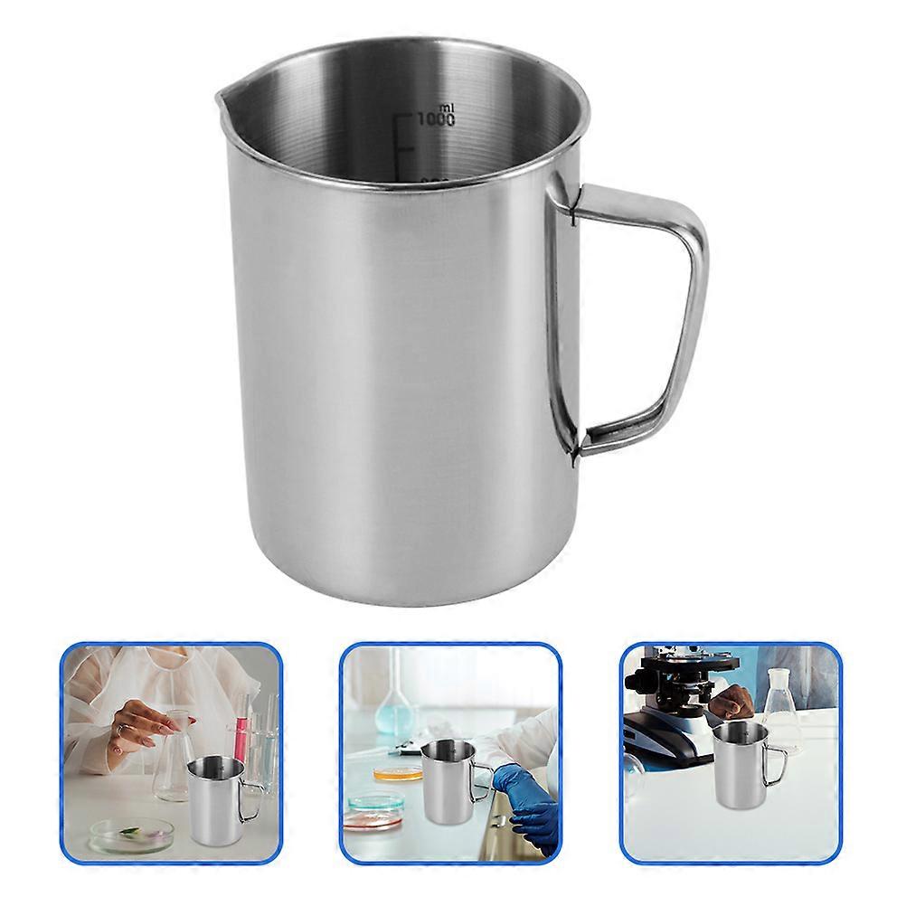 Laboratory Stainless Steel Cups Chemistry Class Graduated Beakers ...
