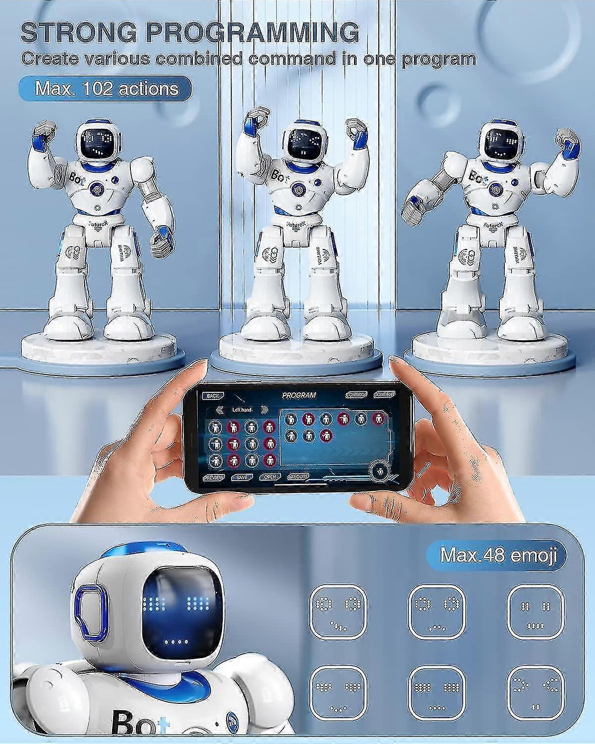 Smart Robots For Kids, Large Programmable Interactive Rc Robot With ...