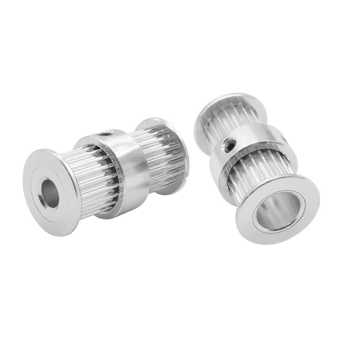 For 2 3D Printer Dual Timing Pulley 20 Teeth for 6mm Belt Width ...