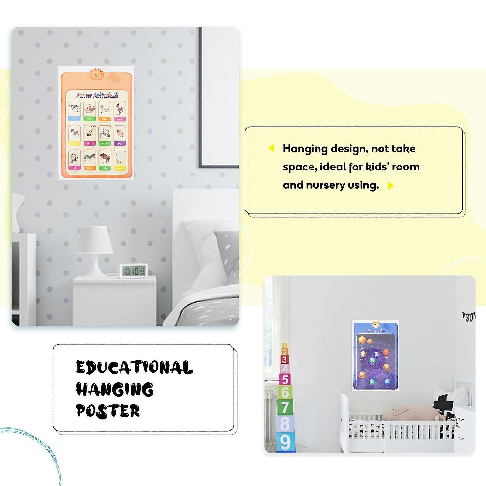 12 Sheets Alphabet Wall Chart English Classroom Posters Classroom ...