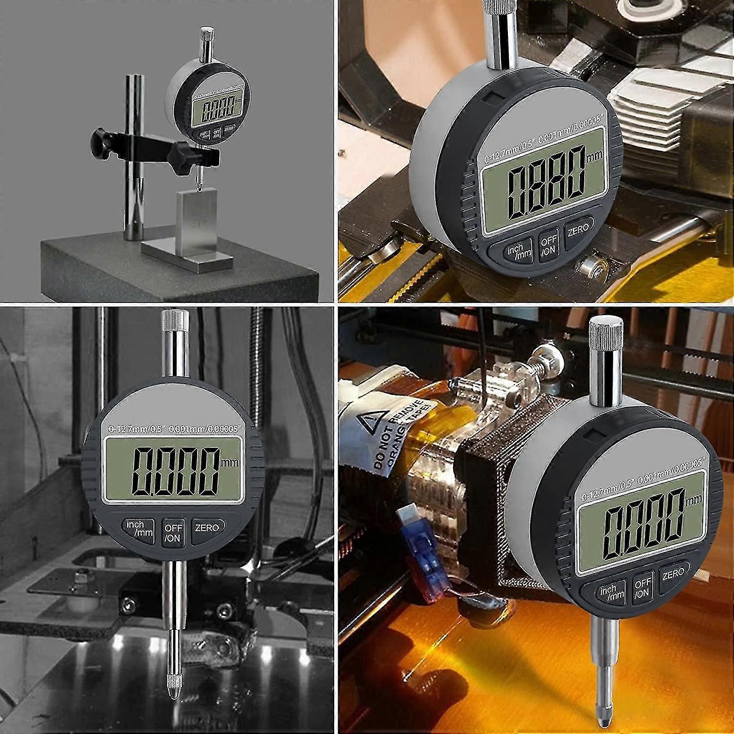 Led Digital Micrometer 0.01mm Precision Gauge Digital Indicator 0-12 ...