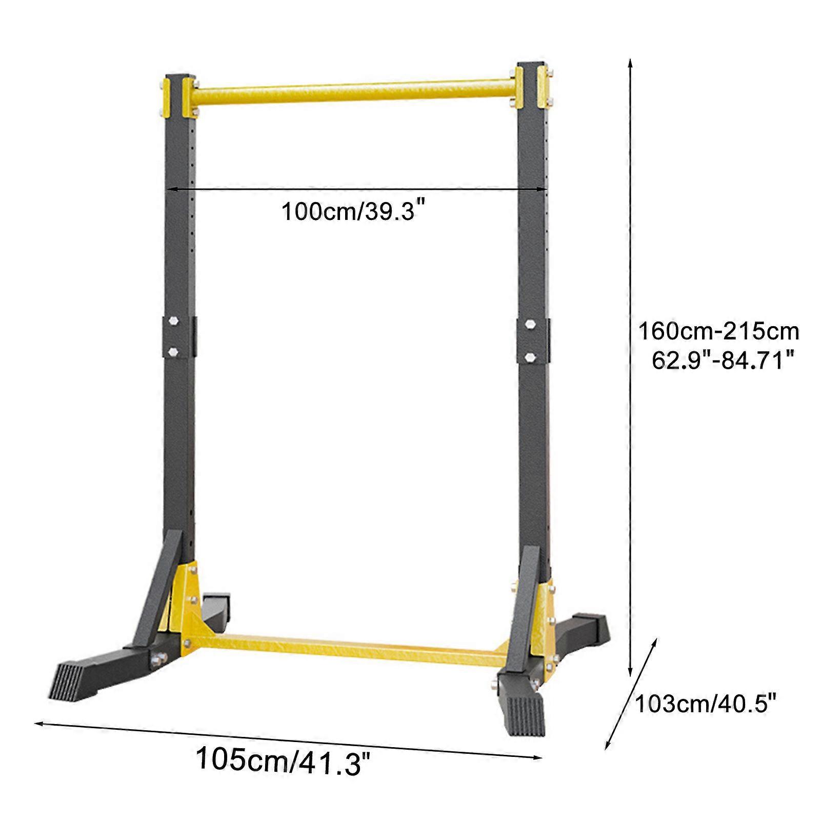 Pull Up Bar Free Standing, Heavy-Duty Pull Up Station with 11 ...