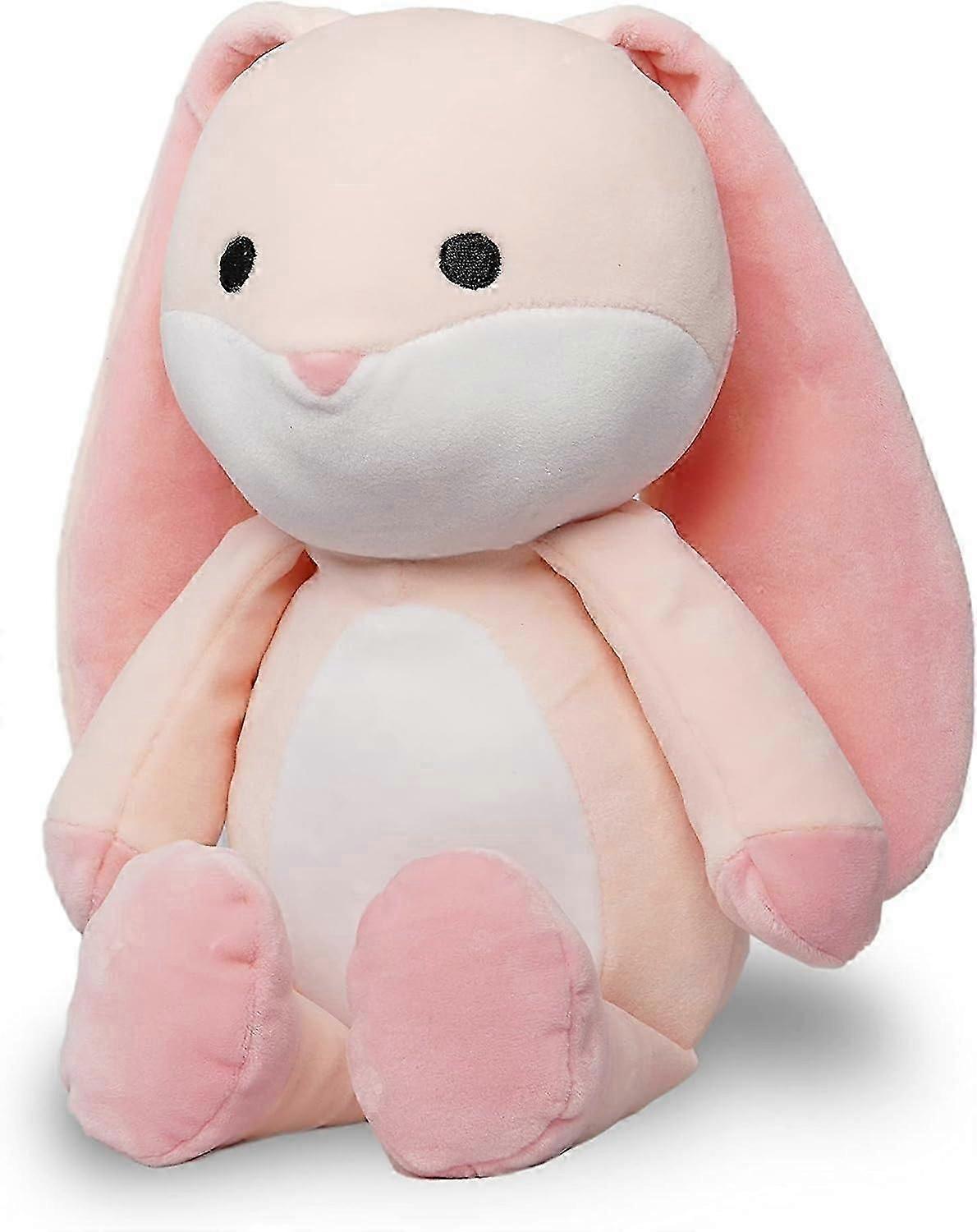 Pink Bunny Rabbit Plush - 10 Inches Stuffed Animal Plushie - Plushy And ...