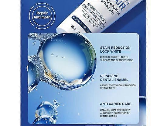 Hydroxyapatite Toothpaste for Advanced Enamel Protection, Gentle and ...