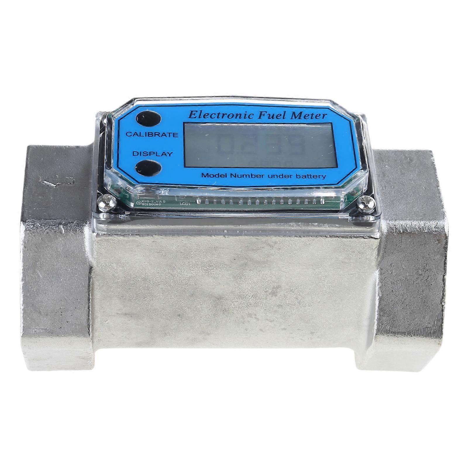 Digital Liquid Flow Sensor Meter 1in/2in/2.5in/3in Electronic Turbine ...