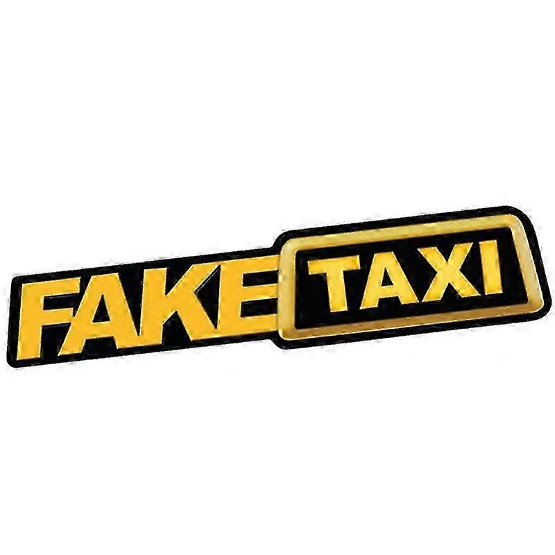 FAKE TAXI Car Sticker Decal Emblem Self Adhesive Vinyl Stickers for Car ...