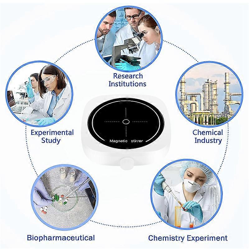 Magnetic Stirrer Mini Lab Stir Mixer Portable Stirrer Plate with Stir ...