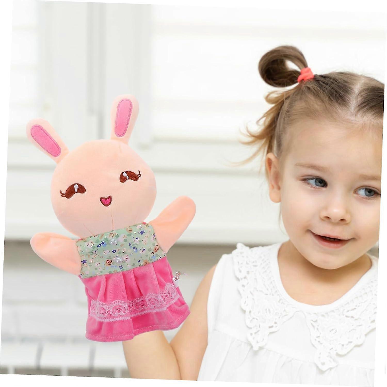 Cozy Hand Puppet Bunny Interactive Storytelling Aid for Young Girls and ...