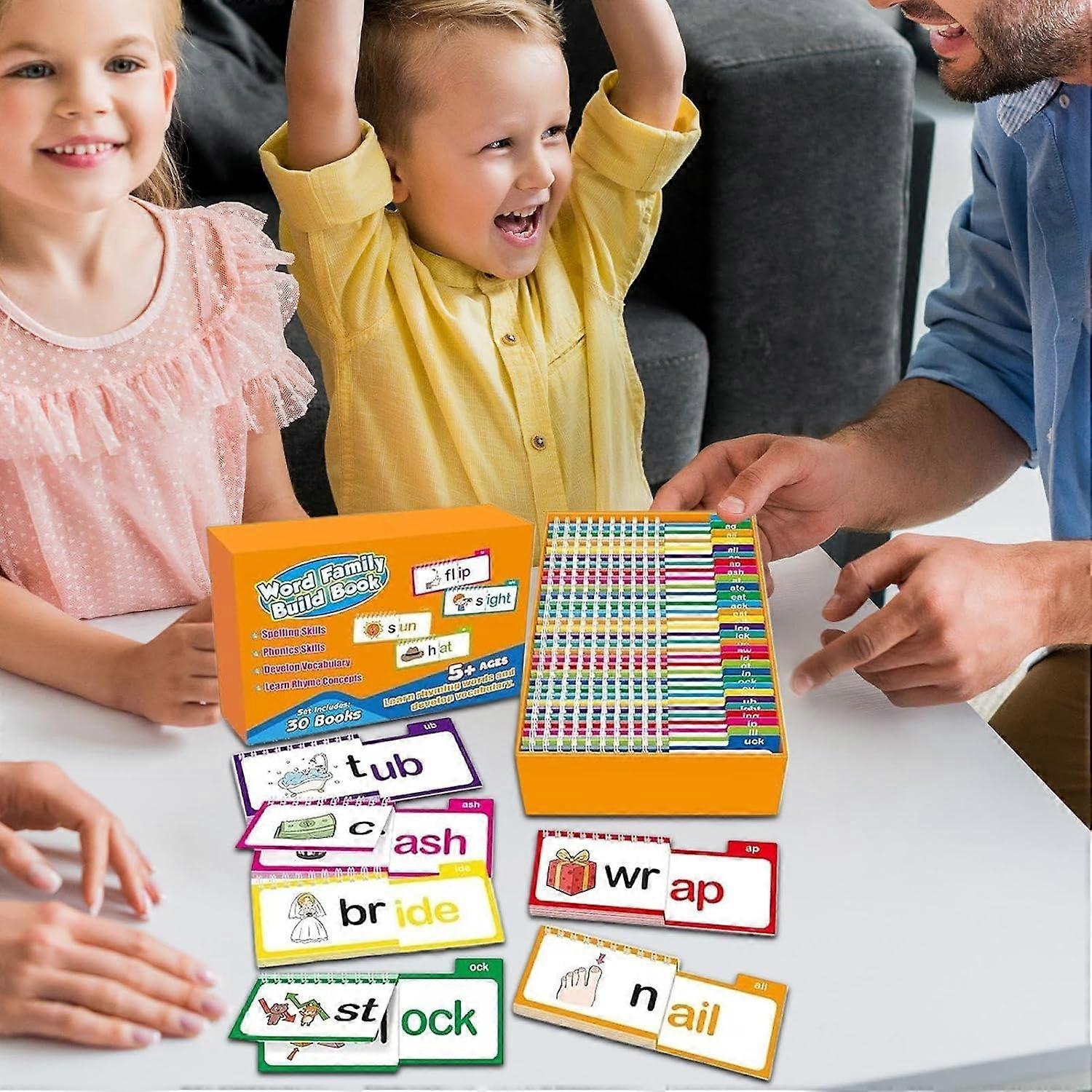 Read and Rhyme Book: Word-Family Activity for Letter Sounds and Sight ...