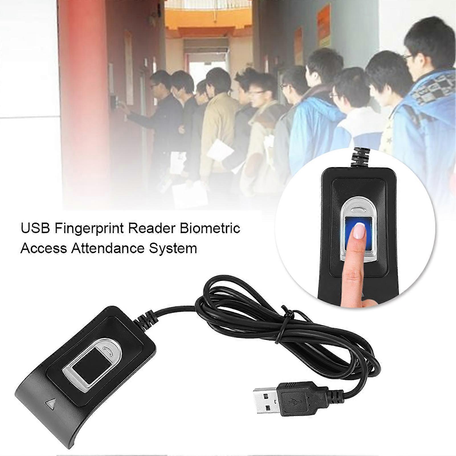 Compact USB Biometric Fingerprint Scanner 5000 ID Capacity 192x192px ...