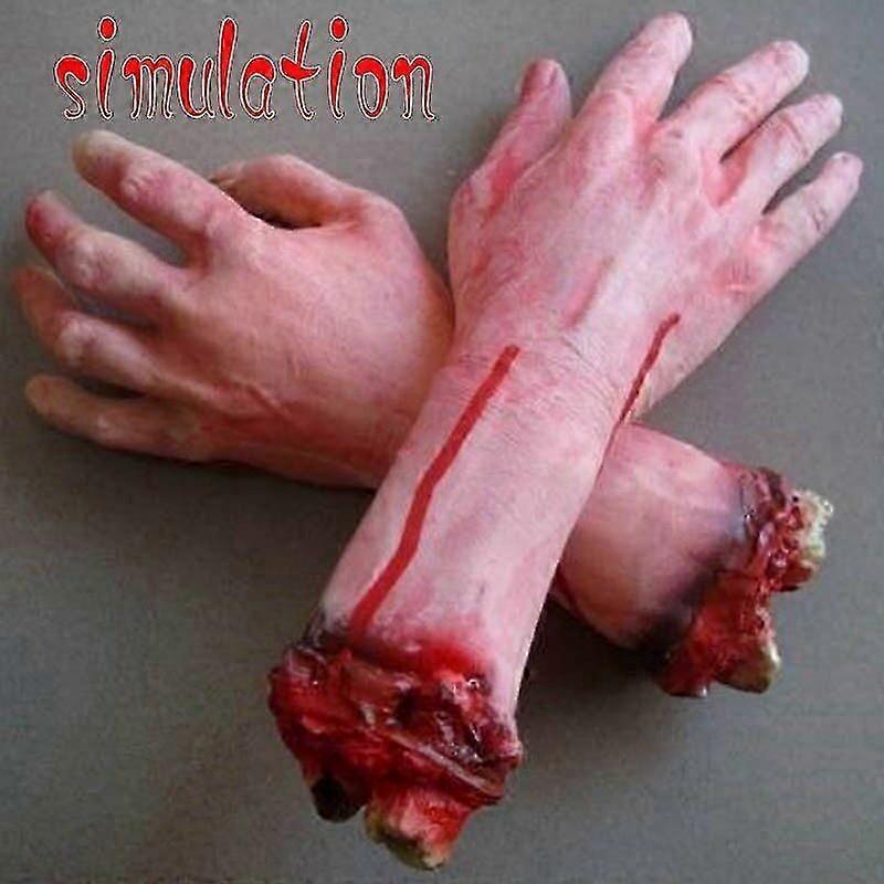 Realistic Life-Size Severed Arm Prop for Halloween Decor 22-23cm ...