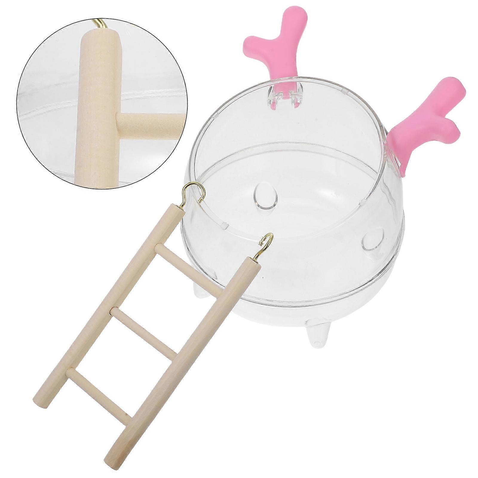 Hamster Bath Sand Bath Container Bathroom Toilet Transparent | Fruugo UK