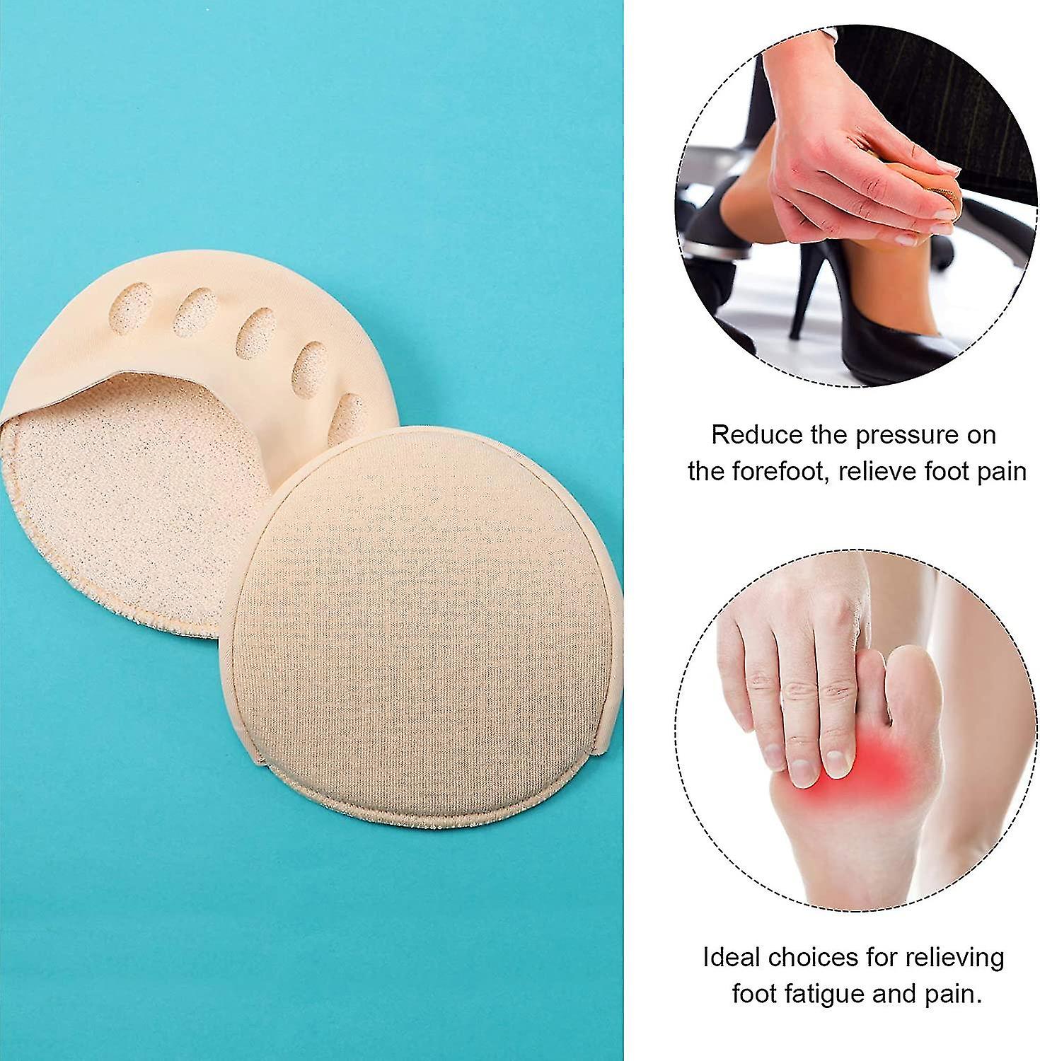 5pairs Honeycomb Cloth Forefoot Pads, Metatarsal Pads Toe Protection ...