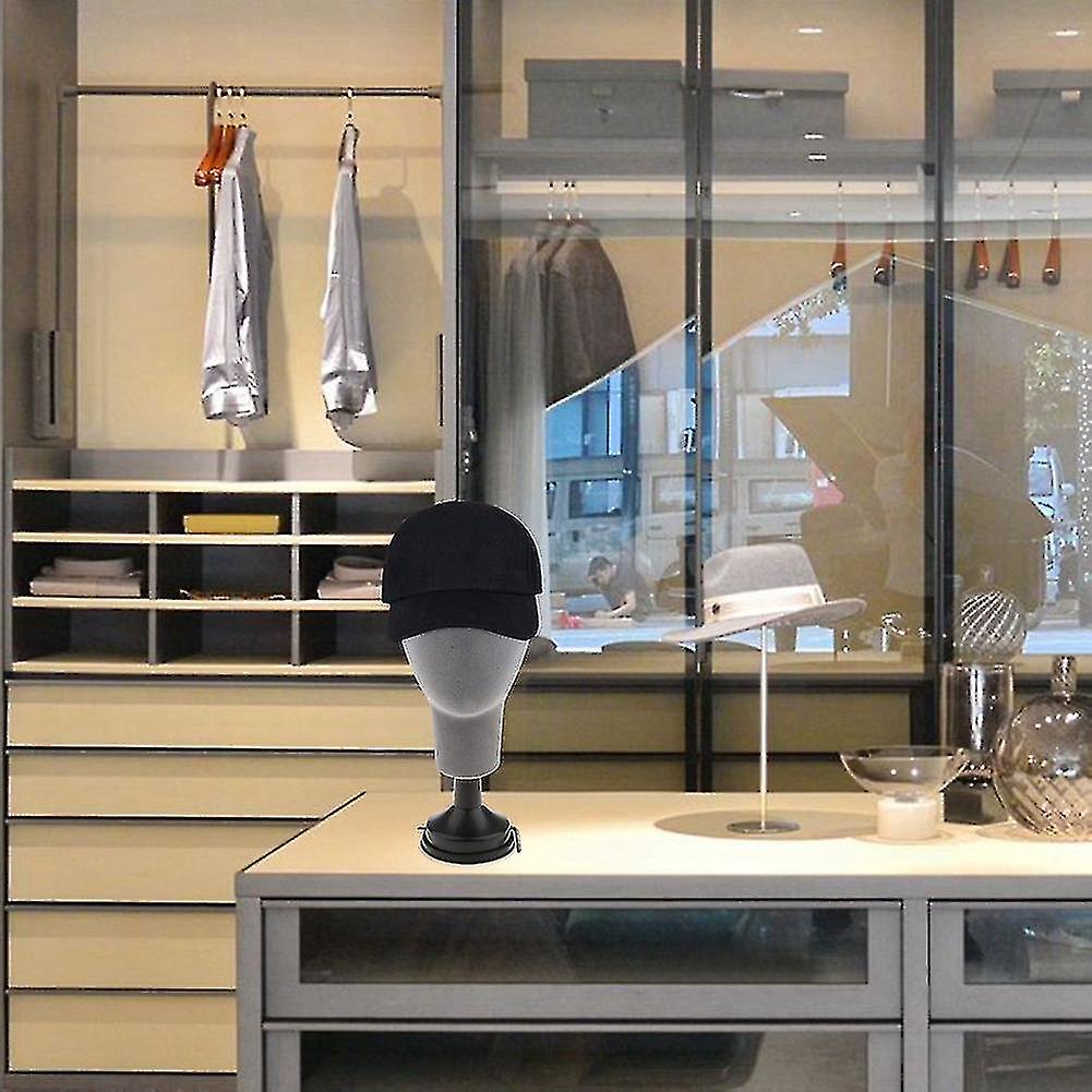 Flocking Foam Mannequin Head Model Photograph Props Adult Mannequin ...