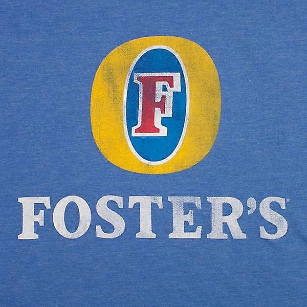 Foster's Beer Basic Logo Men's Heather Blue T-Shirt | Fruugo UK