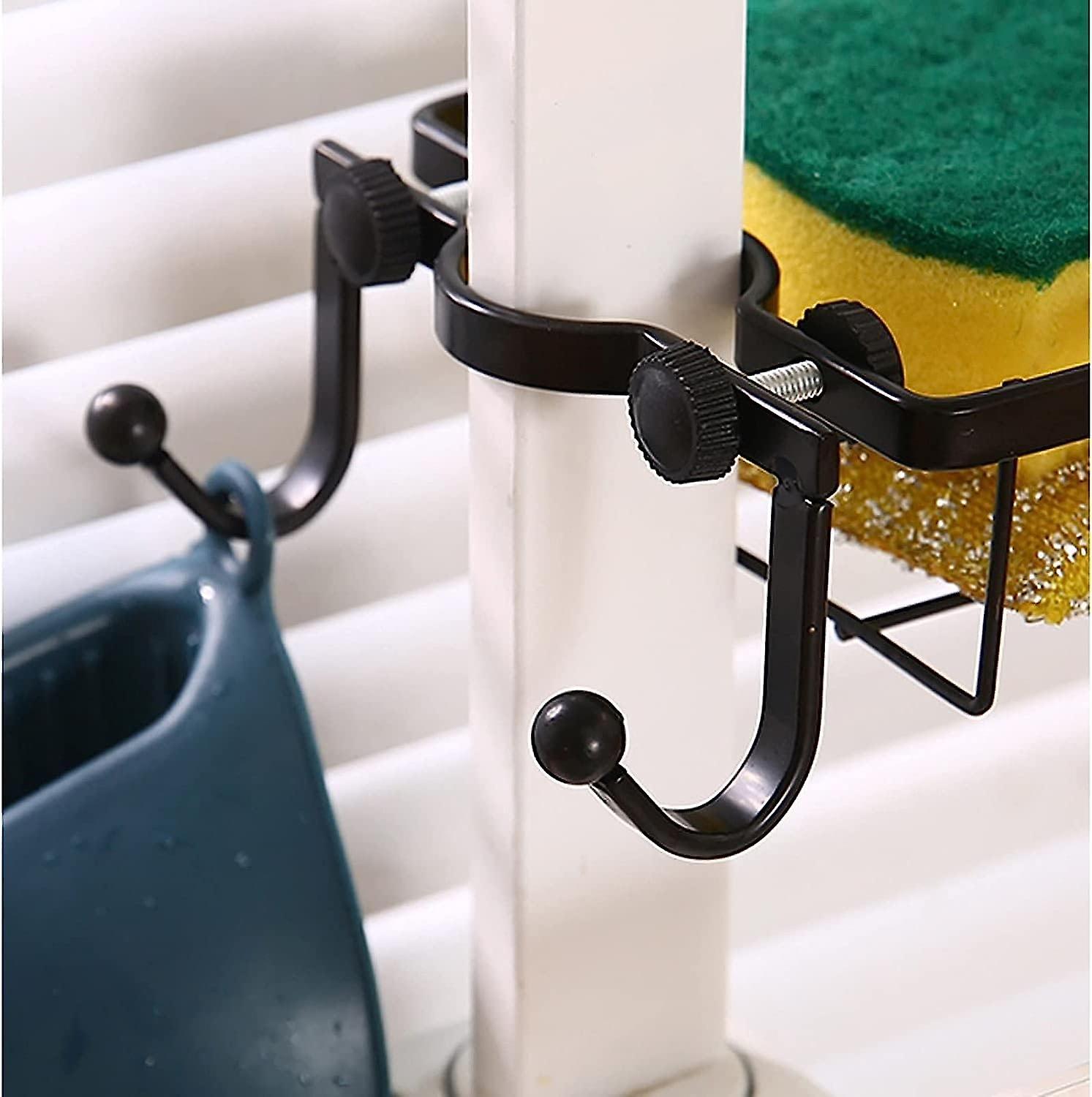 Stainless Steel Sponge Holder For Sink, Kitchen Storage Rack, Suction ...