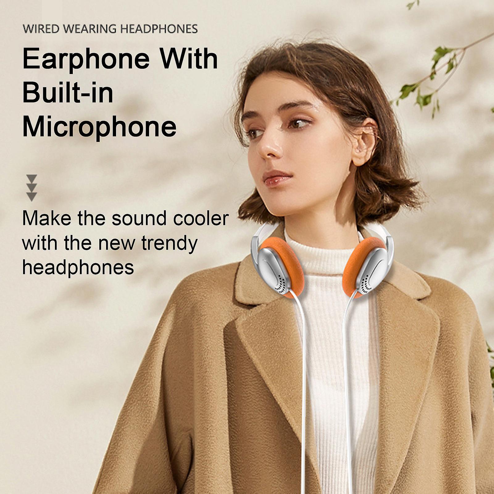Wired Earphone Retro Style with Clear Sound Adjustable Bracket ...