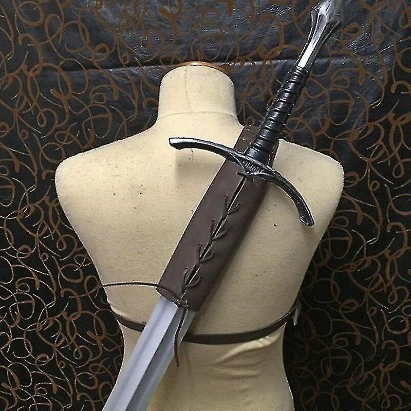 Medieval Shoulder Back Sword Scabbard Sheath Leather Rapier Holder Frog ...