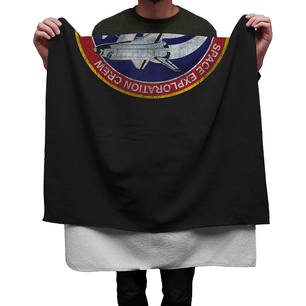NASA STS 51 G Discovery Mission Badge Distressed Beach Towel | Fruugo UK