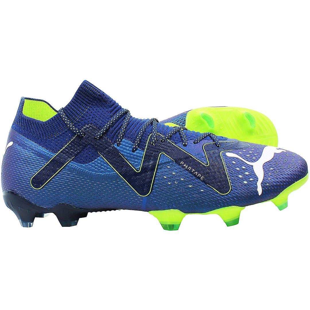 Puma Future Ultimate FG/AG Lace-Up Blue Synthetic Mens Football Boots ...