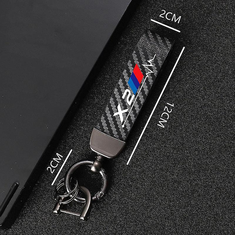 For Bmw X1 X2 X3 X4 X5 X6 X7 Lanyard For Keys Carbon Fiber Car Key Ring ...