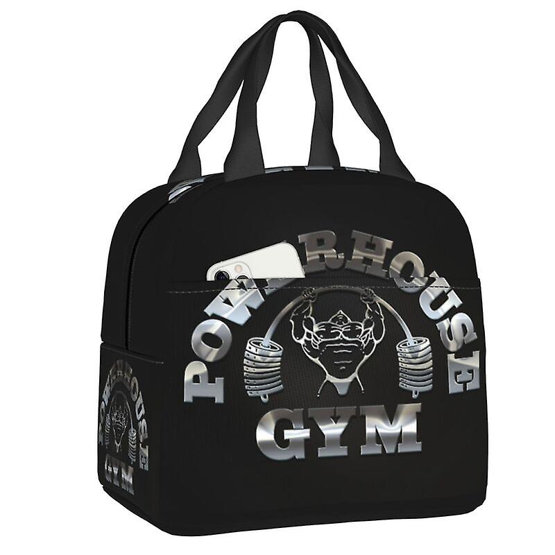 Powerhouse Gym Lunch Bag Bodybuilding Thermal Cooler Insulated Bento ...