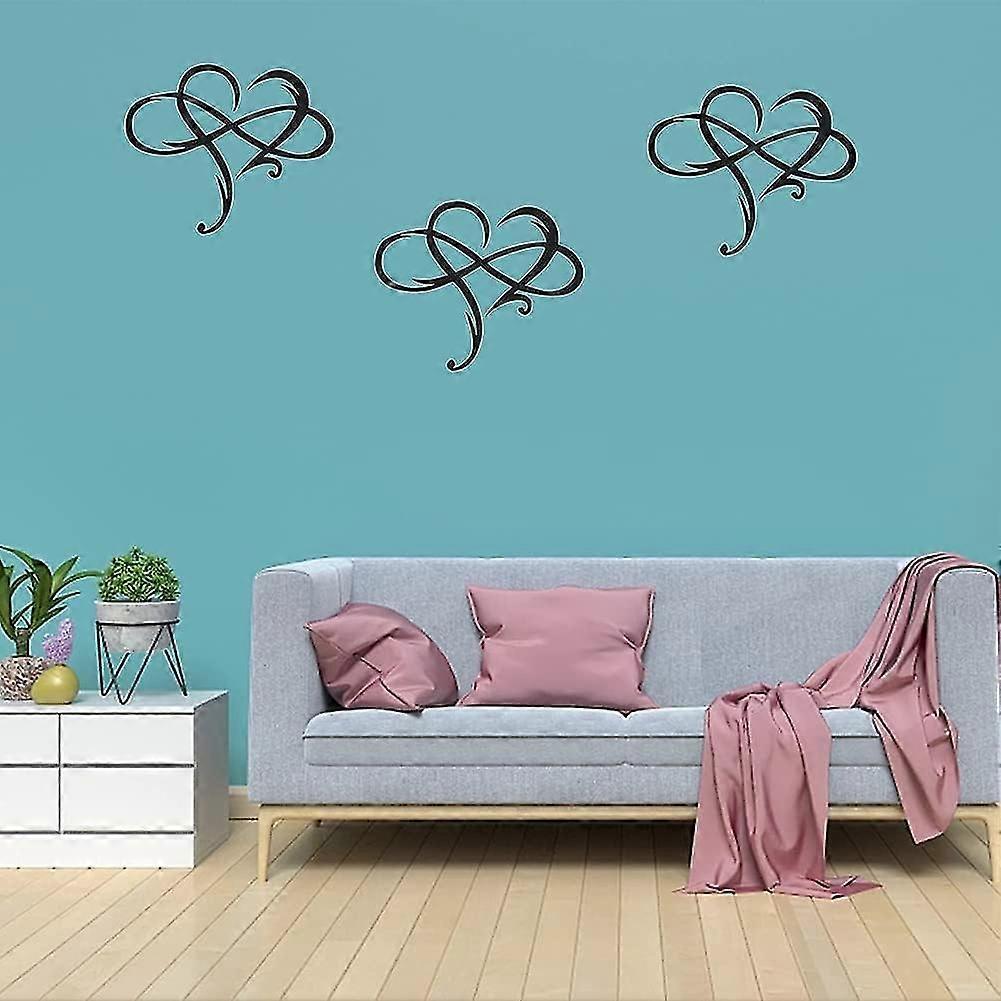 Wall Metal Heart Hanging Love Sign Art Sculpture Ornament Decoration ...