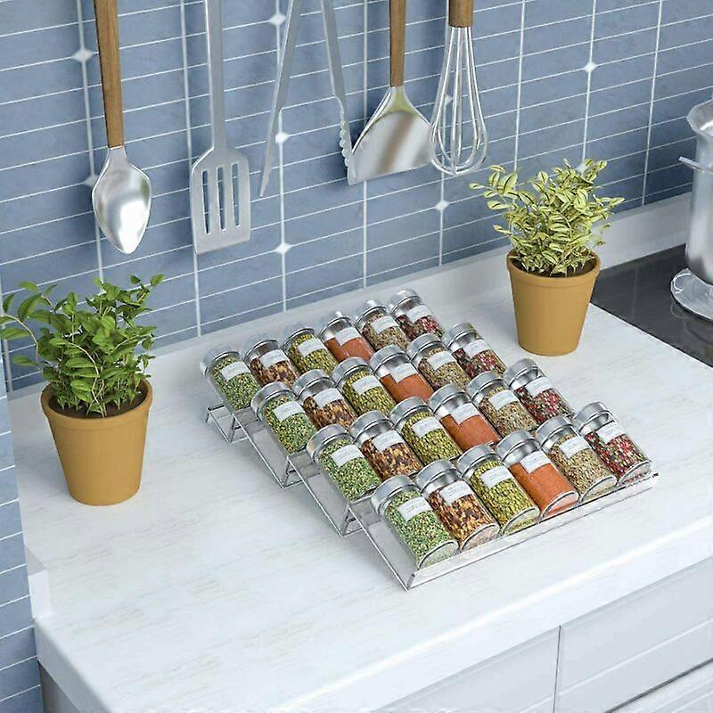 levels - PVC extendable spice rack for kitchen drawer - transparent ...