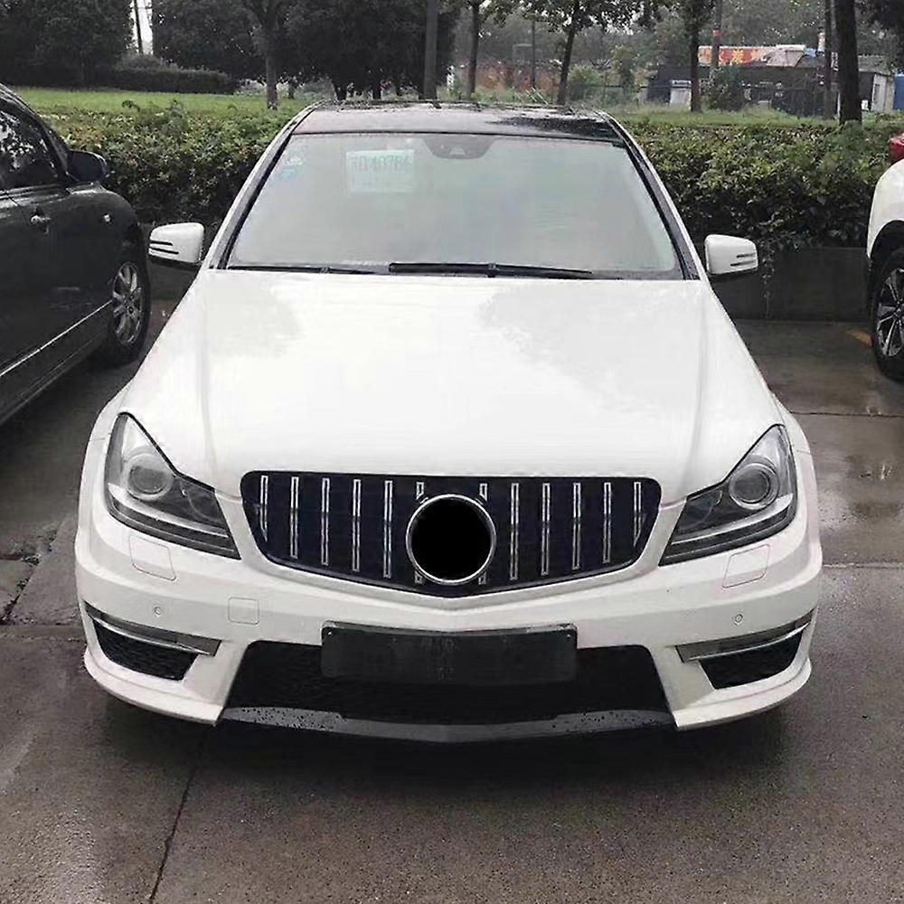 For Mercedes W204 Grille Benz C C204 S204 2007-2014 C180 C200 C250 C300 C350 Diamond GT Style ...