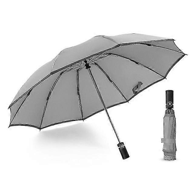 Inverterat paraply vindtätt vikbart omvänd paraply med reflekterande ...