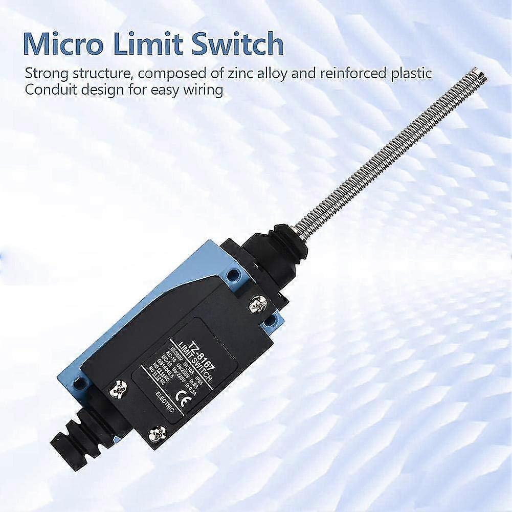 Waterproof Momentary Limit Switch - Flexible Spring Rod Self-Resetting ...