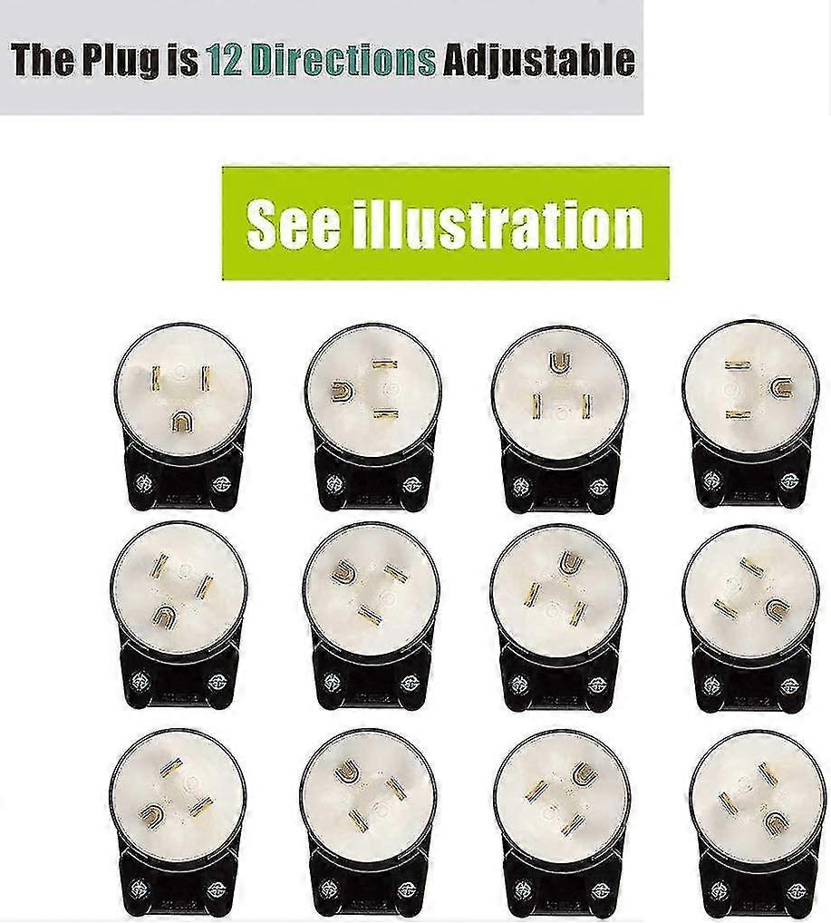 90 Degree Usa Canada Male Plug 5-15p 3 Pole Angle Diy Plug. 15a 125v ...