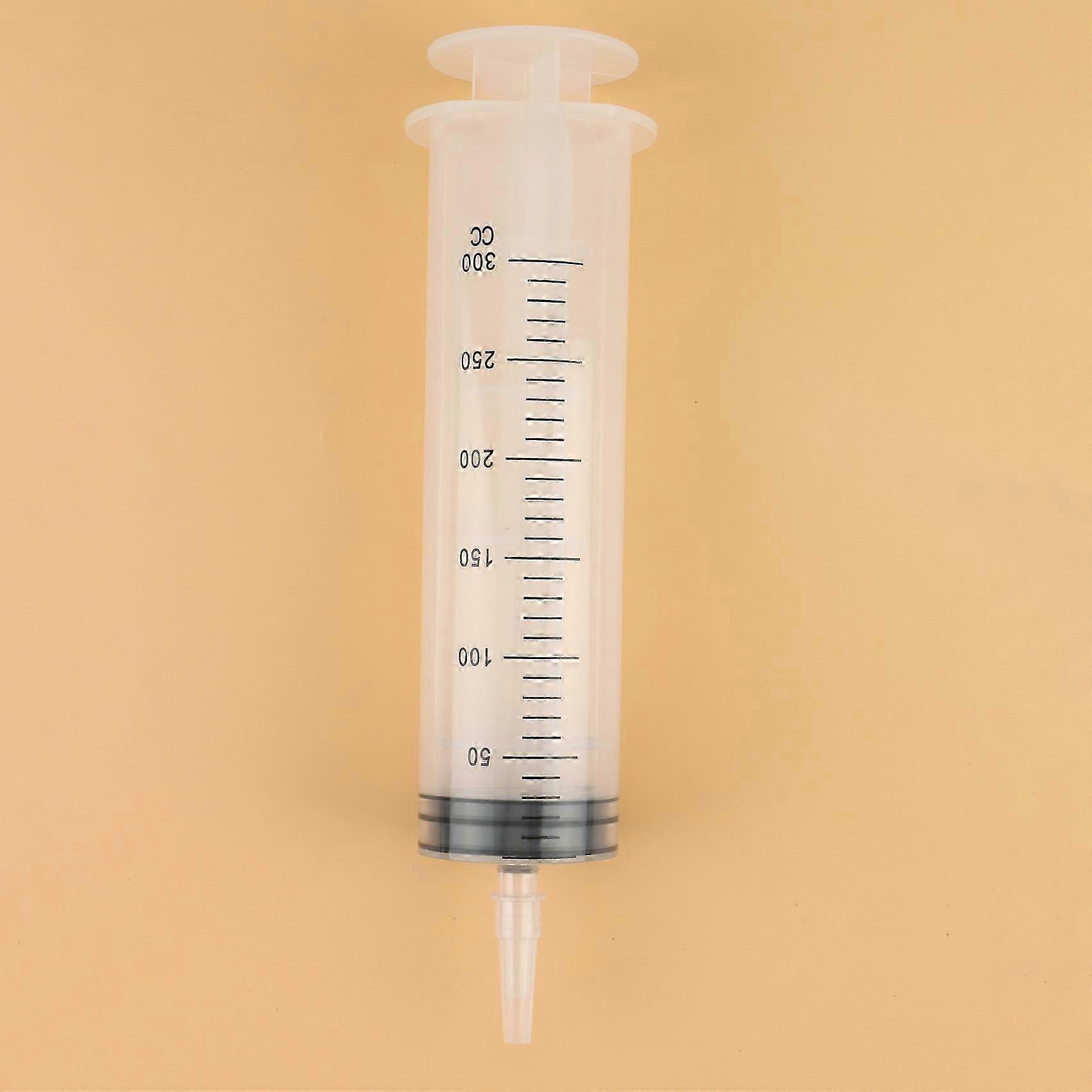 Large Syringe Tube 300ML Plastic Syringe with Tube Conversion Cap, Used ...
