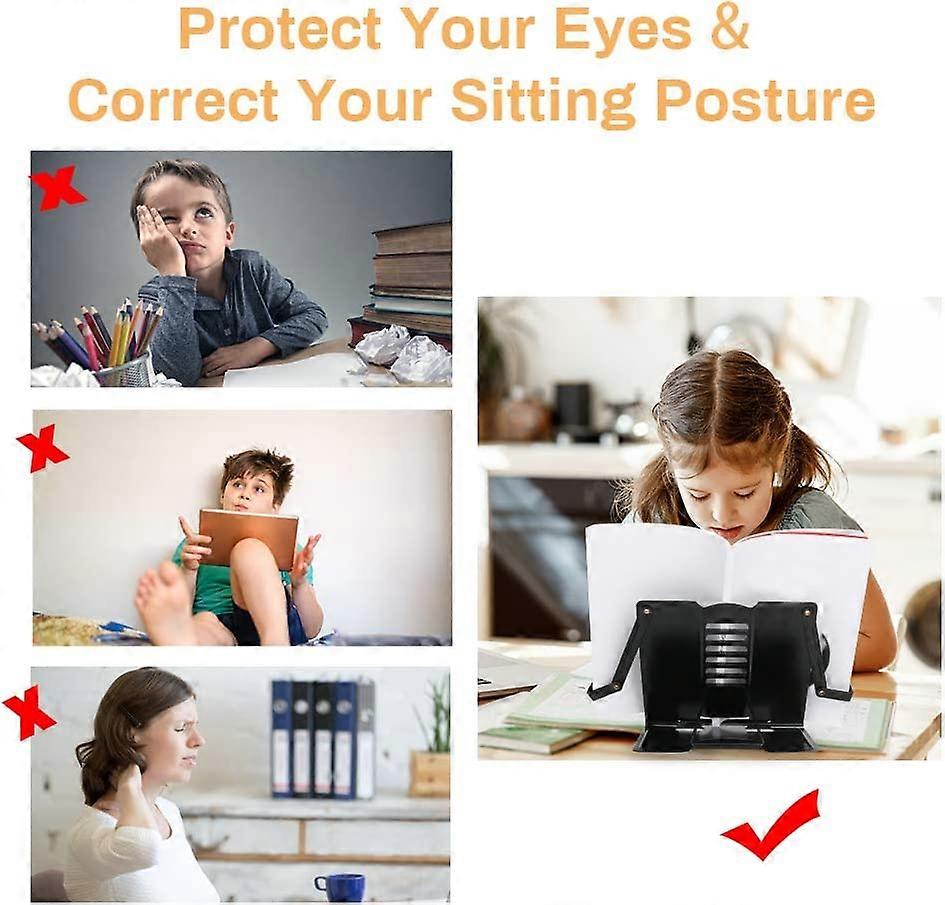 E More Book Holder Metal Easel Copy Holder Stand Reading/Ipad/Cookbook ...